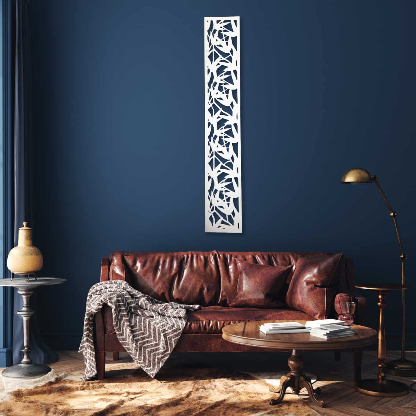 Bamboo Garden Screen | White Composite | 300 x 1800mm (1ft x 6ft ...