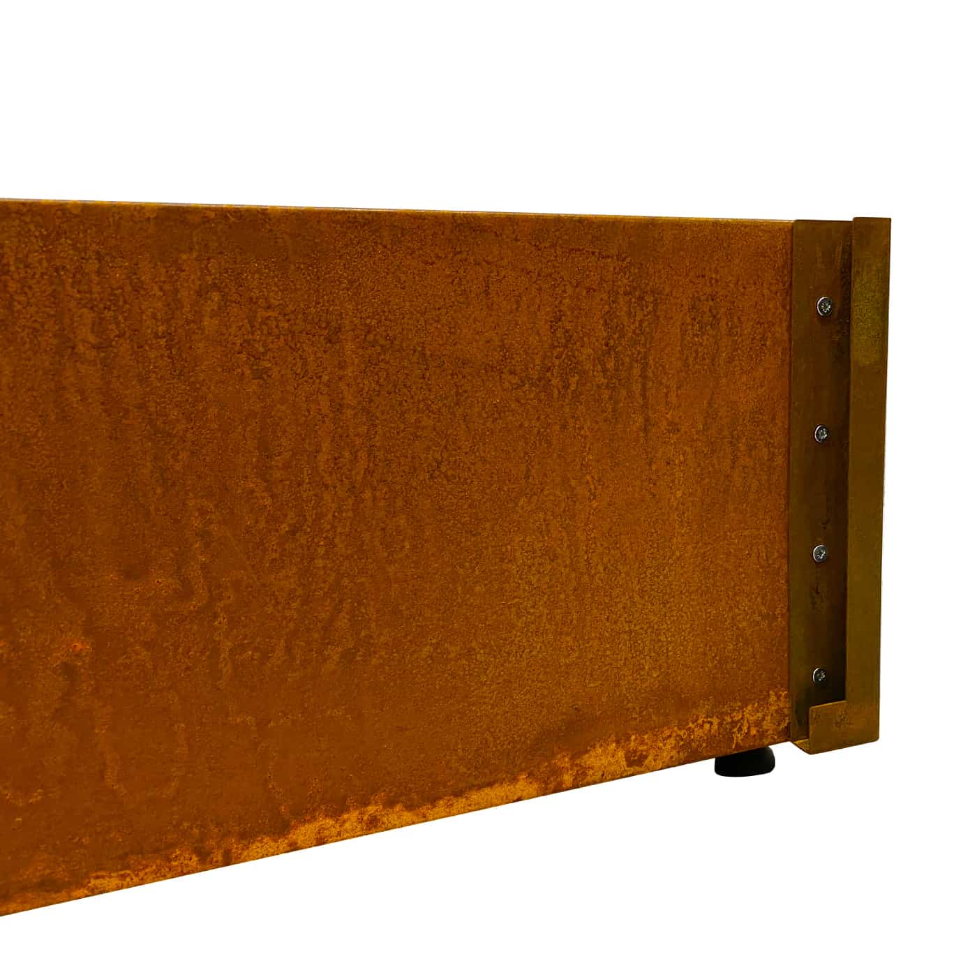 Hive Screen with Rounded Planter | Corten Steel | 2 Sizes - Screens by Core