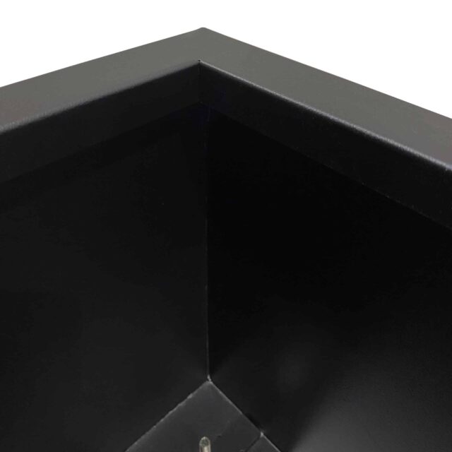 Bamboo Screen with Planter | Black Metal - Screens by Core